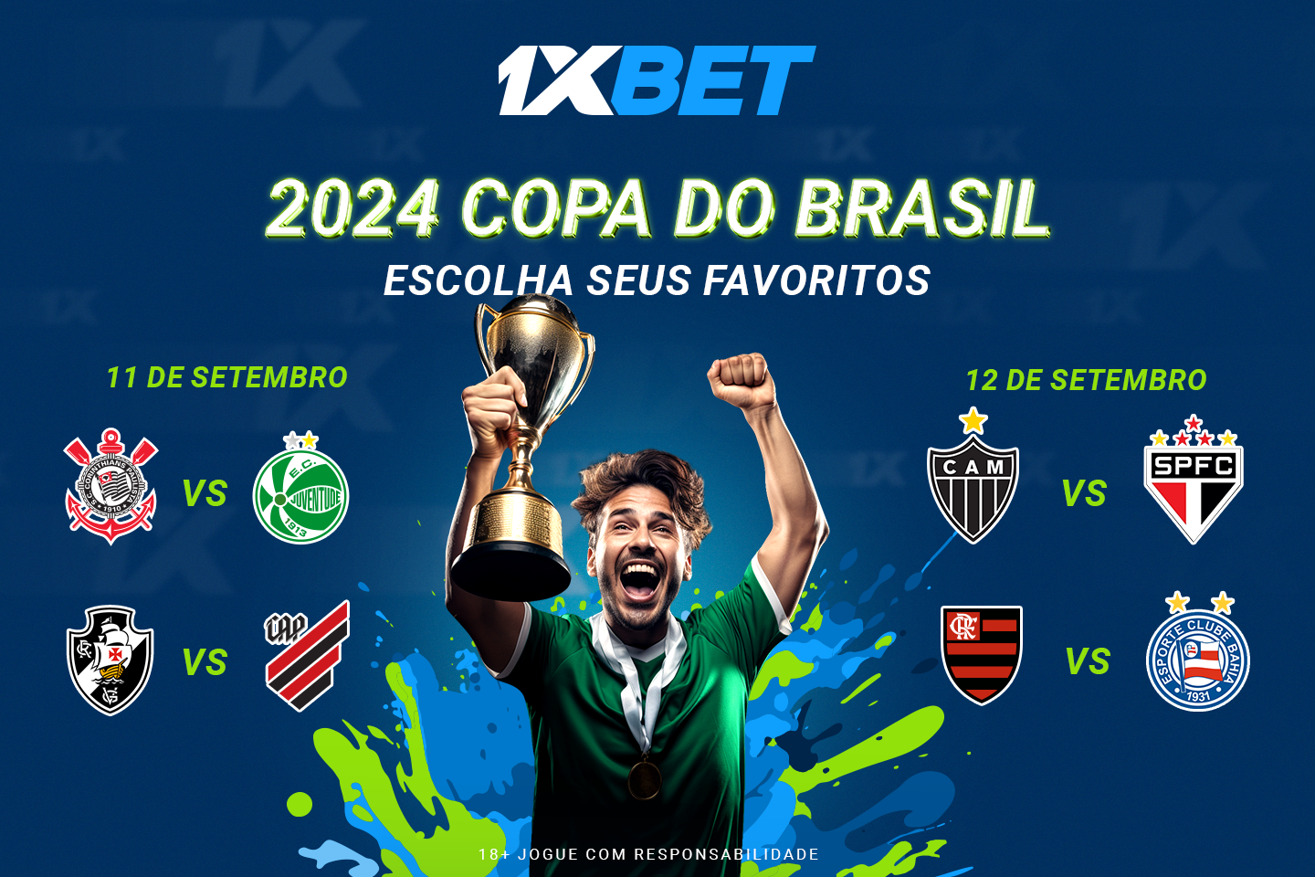 A Copa do Brasil 2024: escolha seus favoritos nas partidas das quartas ...